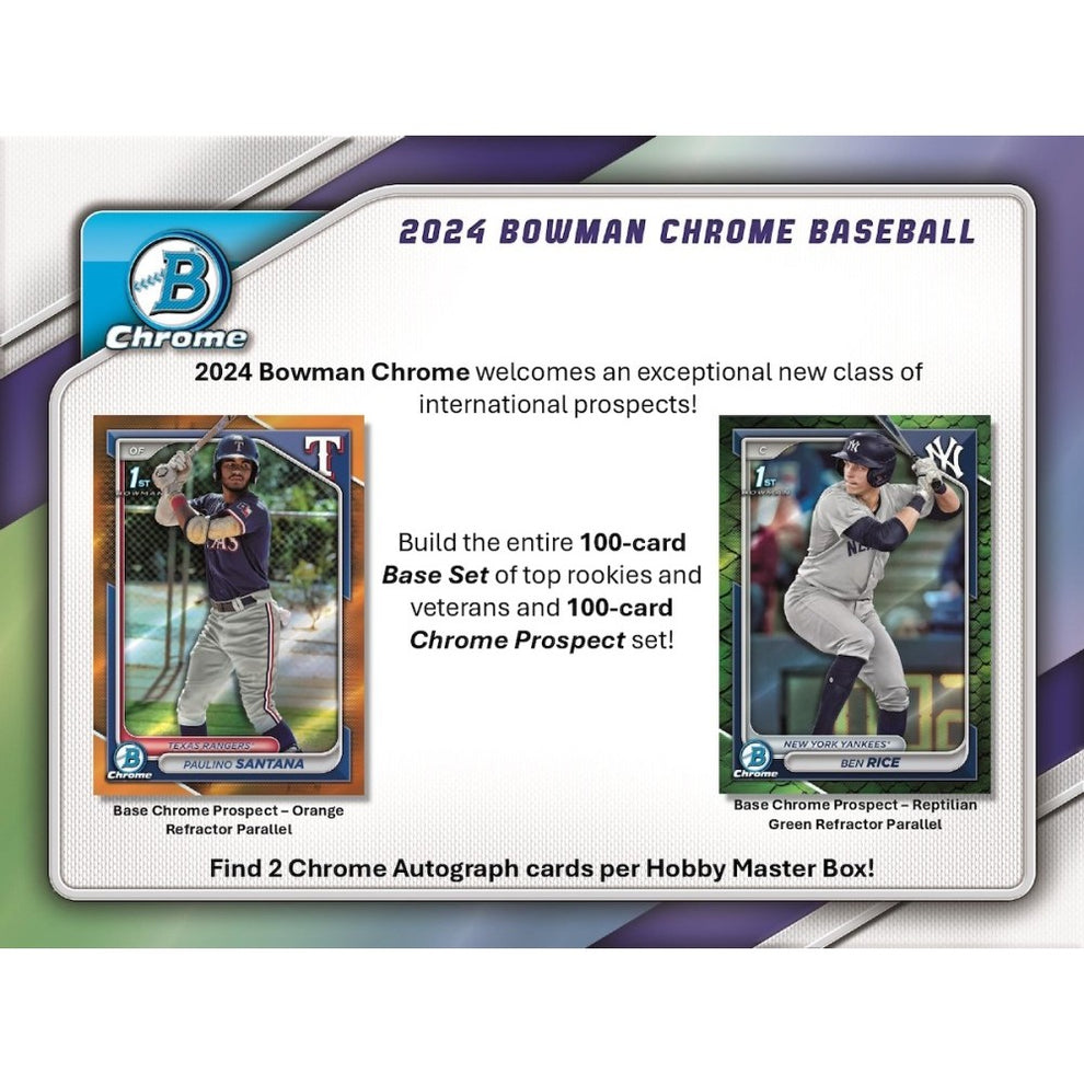 2024 Bowman Chrome Baseball 12 Box Hobby Case Break #1 - PICK YOUR TEA ...